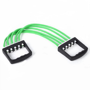 Healthline Adjustable Rubber Chest Expander Multifunction 5Latex Tubes ...