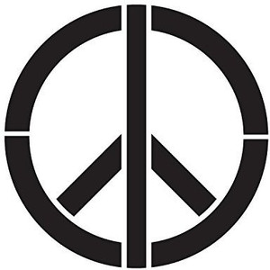 Studio R Peace Sign - Art Stencil - 12 x 12 - STCL1260_4 by StudioR12 ...