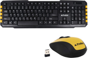 PRODOT TLC-107+165 2.4Ghz Multimedia Wireless Keyboard and Mouse Combo ...