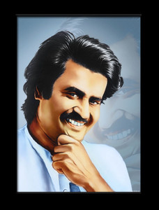 Superstar Rajinikanth Poster/Frame Fine Art Print - Personalities ...