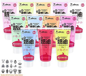 Genrc mofa 50g 12 PCS Simulation Cream Adhesive,Faux Simulation Fake ...