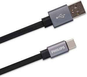 PHILIPS USB Type C Cable 2 A 1.2 m Poly Etheline DLC2528B 120 cm ...