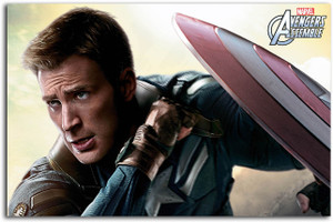 Superheroes Poster - Captain America - Steve Rogers - Avengers - Large ...