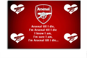 Arsenal Football Club Poster - Team Quotes - Large Size Poster - HD ...