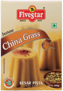 5 Star Mix Kesar Pista 100g each Pack of 4 China Grass Powder Price in ...