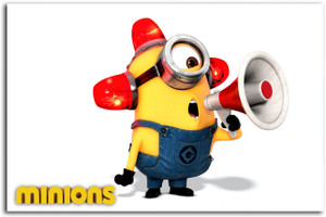 Minions Wall Poster - Minion at Work - Large Size Poster - HD Quality ...