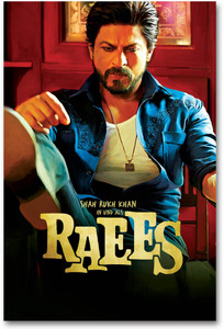 Bollywood Movie Wall Poster - Raees - HD Quality Poster. Paper Print ...