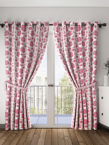 Bombay Dyeing 214 cm (7 ft) Door Polyester Room Darkening Curtain (Pack ...