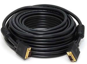 Global Vision VGA Cable 15 m 15 meter Black - Global Vision : Flipkart.com