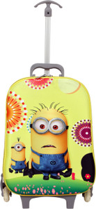 GOCART 3D Minion Design Children's Trolley Bag Cabin Luggage In Yellow ...