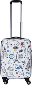 Genie Selina White Cabin Suitcase 4 Wheels - 20 inch White - Price in ...