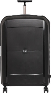 CAT Cargo Polypropylene Hard Sided Suitcase Cabin Suitcase 4 Wheels ...