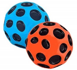 Bestie Toys Moon Bounce Ball Set (Multicolour) - 2 Pieces Crazy Ball ...