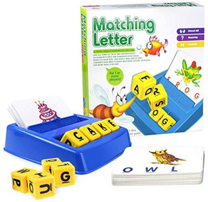 Genrc Matching Letter Game Educational Spelling Puzzle Game of 3 and 4 ...