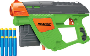 Buzz Bee Air Warrior Reaper With Dart-Clip & 8 Long Distance Darts ...