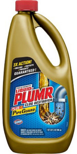 CLOROX Liquid Plumr PS Clog Destroyer Pipe guard 946 ml Liquid Drain ...