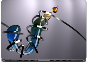 punix 3D Glass Abstract Art Exclusive High Quality Laptop Decal, laptop ...