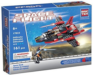BRICTEK Children'S Space Hawk Plane Interlocking Building Brick Toy ...