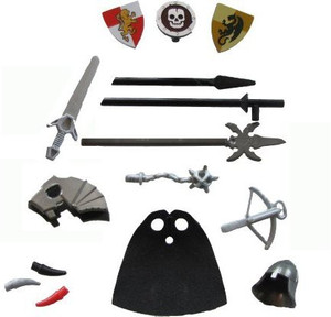 LEGO Knight Weapon And Armor Accessory Kit (Castle/Kingdom) - Knight ...