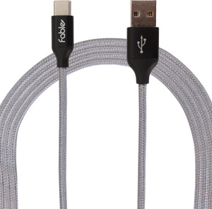 FABLE USB Type C Cable 1.5 m FBRAIDED TC-SILVER - FABLE : Flipkart.com