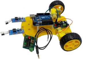 Embeddinator Line Follower & Mobile Phone Control Arduino Based DIY ...