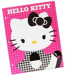Hello Kitty Portfolio Folder (Pink Pattern) - Portfolio Folder (Pink ...