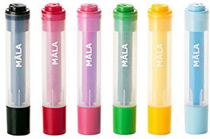 IKEA Mala Stamp Pen, 6 Assorted Colors,6 Pack - Mala Stamp Pen, 6 ...
