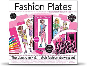 Kahootz Fashion Plates Super Star Deluxe Kit - Fashion Plates Super ...