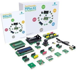 SunFounder Raspberry Pi Sensor Kit - Piplus 15-In-1 Stem Learning Kit ...