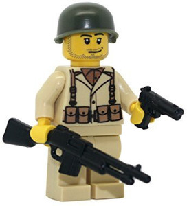 Genrc Modern Brick Warfare Us Army American Ww2 Bar Soldier Support ...