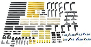 Genrc 328 Piece Lego Technic Supplemental Parts Pack: Genuine Lego ...