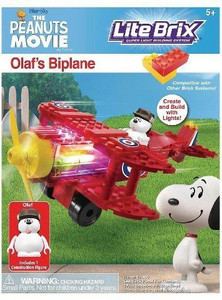Lite Brix The Peanuts Movie Olafs Biplane - The Peanuts Movie Olafs ...