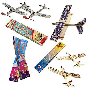 Guillow Jetfire Glider Balsa Wood Airplanes By s Bullseye Biplane - Sky ...