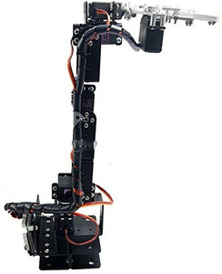 diymore Black Rot3U 6Dof Aluminium Robot Arm Mechanical Robotic Clamp ...