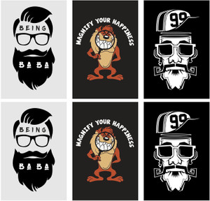 Set of 6 posters rolled in a tube with Being Baba design and Magnify ...