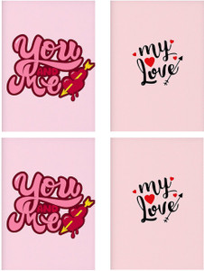 Combo Posters Set Of 4 Rolled Posters with You & me - for best couples ...