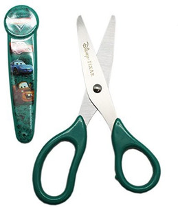 PIXAR Disney Cars Dark Green Handled Scissors w/Sleeve - Disney Cars ...