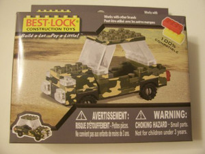 Best Lock Construction Toys 47 Piece Set ~ Military Vehicle ...