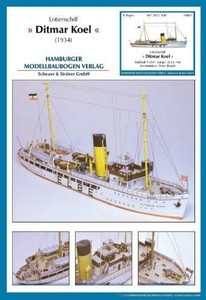 Genrc Hmv 3426 Papermodel Pilot Boat Ditmar Koel - Hmv 3426 Papermodel ...