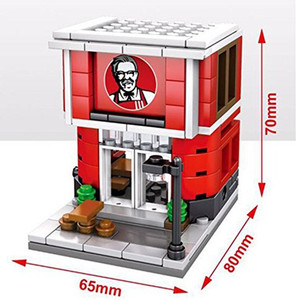 RVM Toys Fast Food Joints 4 in 1 Lego Like Building Blocks from Sembo ...