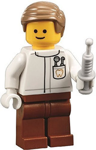 LEGO City Assembly Square Minifigure - Dentist Doctor (10255) - City ...