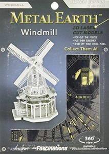 Fascinations Metal Earth Windmill 3D Metal Model Kit - Metal Earth ...