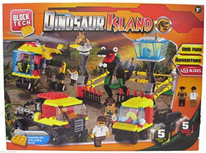 Block Tech Dinosaur Island Dino Park 468 Blocks - Dinosaur Island Dino ...