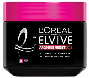 L'Oréal Paris Elvive Arginine Resist X3 Styling Hair Cream, Weak Hair ...