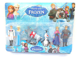 RVM Toys Frozen Characters Action Large Size Figures with Stickers ...
