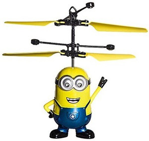 OWO Despicable me-8 Minion Infrared RC Remote Control Helicopter Flying ...