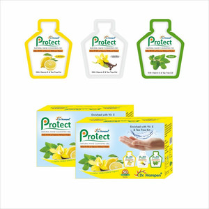 Dr. Morepen Protect Hand Wash Single Use 50 Sachets , Pack of 2 (50 x 2 ...