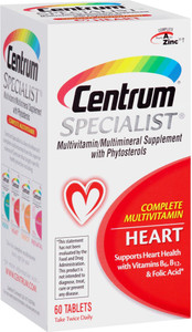 Centrum Specialist Complete Multivitamin: Heart, 60 Tablets Price in ...