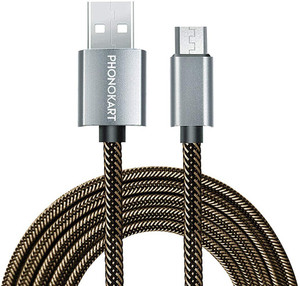 PHONOKART Micro USB Cable 2 m Mint micro USB cable-Gold - PHONOKART ...