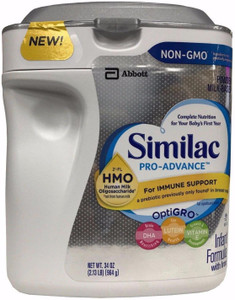 SIMILAC Pro-Advance Infant Formula (HMO) (Non-GMO) - 964G (34oz) (USA ...